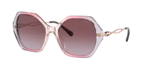 COACH Sunglasses Gradient Transparent Violet