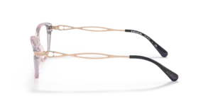 COACH Acetate Pillow Eyeglasses - Gradient Transparent Violet