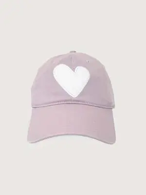 KERRI ROSENTHAL Imperfect Heart Cap - Lavender -white