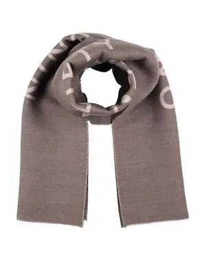 Givenchy Man Scarf Light Grey Size - Wool, Virgin Wool, Silk Brown