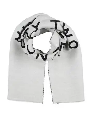 Givenchy Man Scarf Light Grey Size - Wool, Virgin Wool, Silk Light Grey