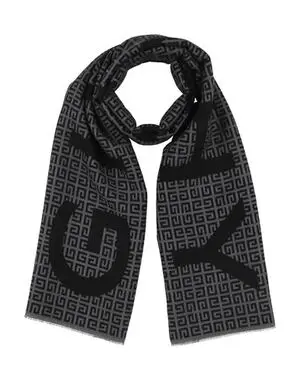 Givenchy Man Scarf Fuchsia Size - Wool, Virgin Wool, Silk Grey