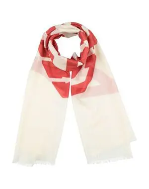 Givenchy Scarf Cream Cashmere, Silk - White