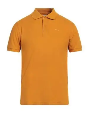 Barbour Polo Shirt Marigold Size Cotton - Yellow