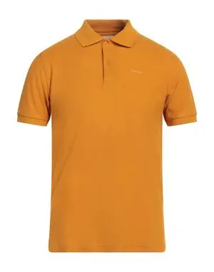 Barbour Polo Shirt Marigold Size Cotton - Yellow