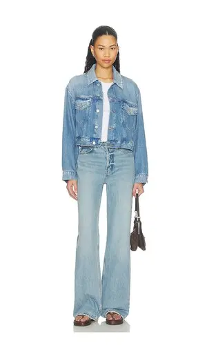 AGOLDE Palmer Denim Jacket - Script