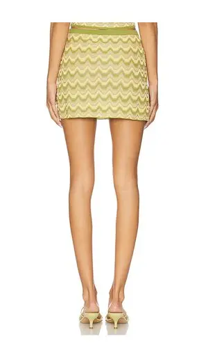 Devon Windsor Lane Skirt - Pistachio Stripe