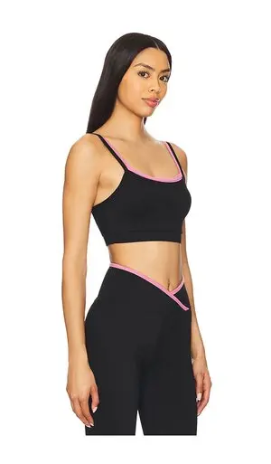 Strut This The Rhodes Bra In Black - Black & Primrose