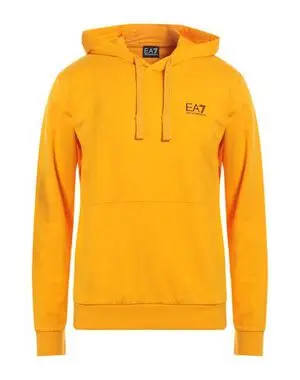 EA7 EA7 Cotton-Elastane Fleece Sweatshirt Mandarin