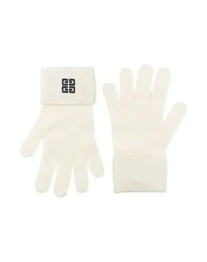 Givenchy Wool And Cashmere Gloves White