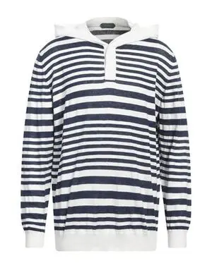 ZANONE Striped Knitted Hoodie
