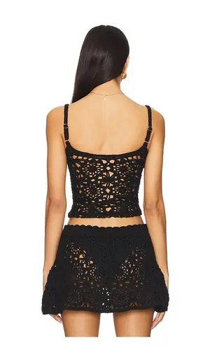 Frankies Bikinis Seaside Crochet Tank