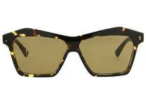 Bottega Veneta Cat Eye Frame Acetate Sunglasses - Havana/brown (bv1093s/30011009