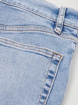 FRAME Le Palazzo Mid-rise Flared Jeans - Blue