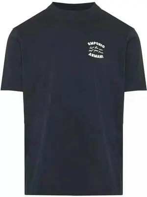 Emporio Armani Logo-embroidered T-shirt