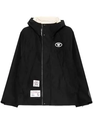 AAPE BY *A BATHING APE® Logo Hooded Windbreaker Jacket