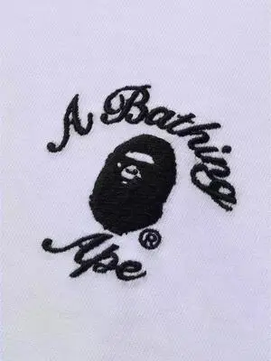 A BATHING APE Logo-embroidered T-shirt