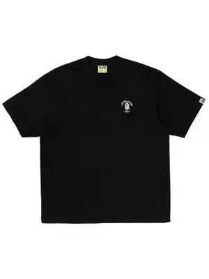 A BATHING APE Logo-embroidered T-shirt