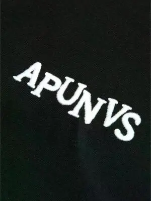 AAPE BY *A BATHING APE Text-print T-shirt - Black
