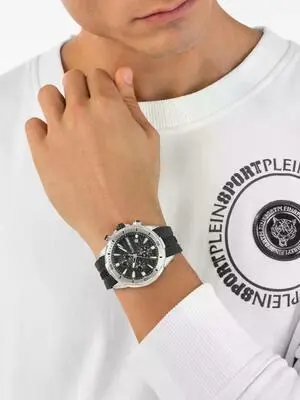 PLEIN SPORT Philipp Plein Impact 46mm Chronograph Watch - Black