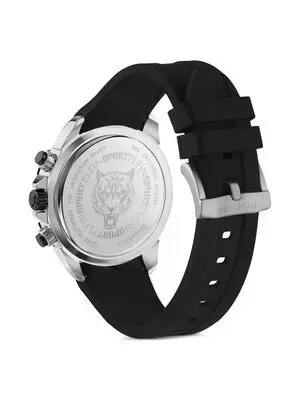 PLEIN SPORT Philipp Plein Impact 46mm Chronograph Watch - Black
