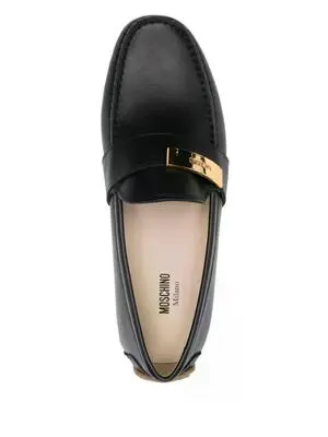 Moschino Plaque Loafers
