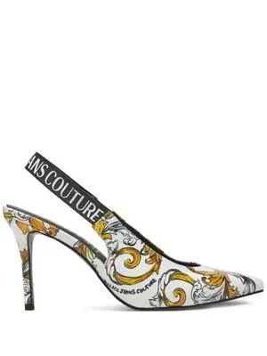 Versace Logo-print Pumps