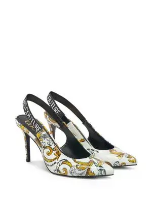Versace Logo-print Pumps