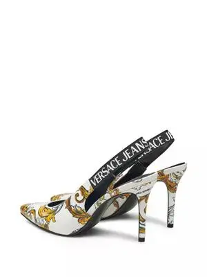 Versace Logo-print Pumps
