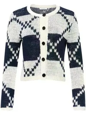 JW Anderson Fairisle Cardigan - White