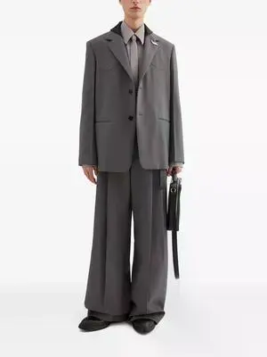 JIL SANDER Pleat-detail Trousers - Grey