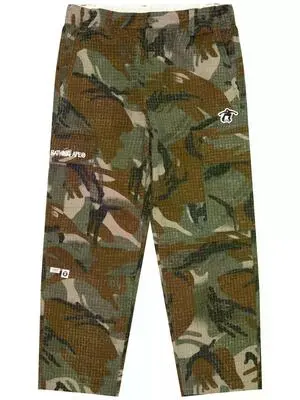 AAPE BY *A BATHING APE® Camouflage Print Trousers