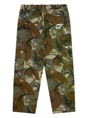 AAPE BY *A BATHING APE® Camouflage Print Trousers