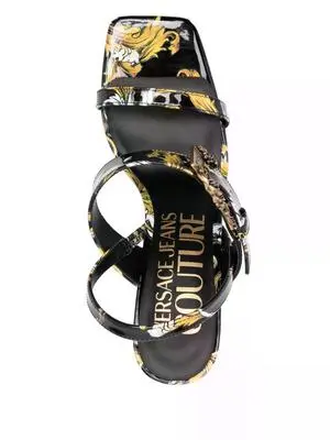 Versace 90mm Emily Sandals - Black