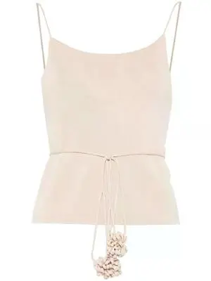 BY MALENE BIRGER Gillian Strappy Top - Neutrals