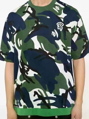 AAPE BY *A BATHING APE Logo-patch T-shirt
