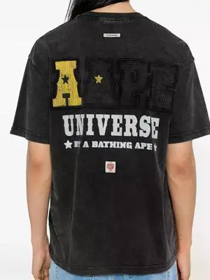 AAPE BY *A BATHING APE Logo-embroidered T-shirt