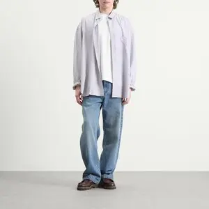 AMI Paris Red Adc Classic Long Sleeve T-shirt - White