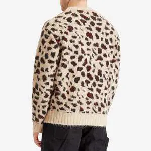 PATTA Leopard Brushed Knit Jumper
