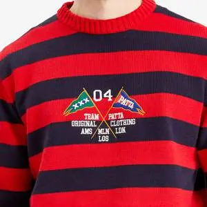 PATTA Stripe Flag Knit Jumper
