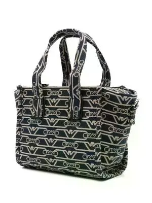 Emporio Armani Monogram-jacquard Tote Bag
