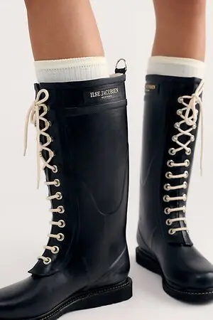 ISLE JACOBSEN Tall Rain Boots - Black