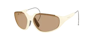 Moncler Full Rim Sunglasses - Light Brown Solid