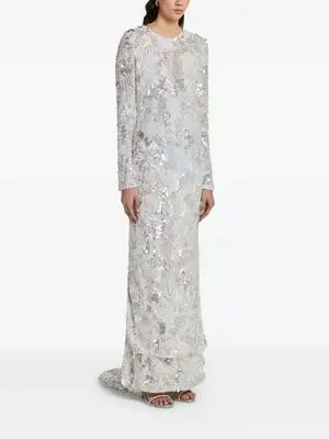 ILTA All-over Embroidered Gown