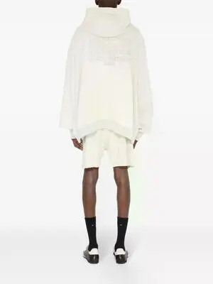 MAISON MARGIELA Zipped Drawstring Hoodie - Neutrals