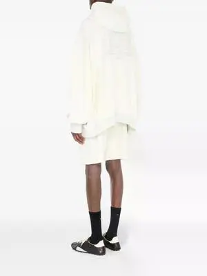 MAISON MARGIELA Zipped Drawstring Hoodie - Neutrals