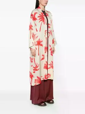 KAOS Palm Trees Printed Coat