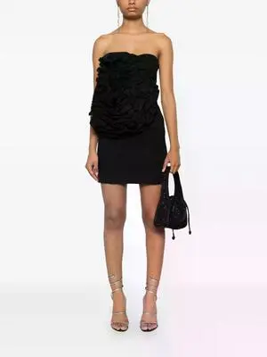 ROTATE BY BIRGER CHRISTENSEN Floral-appliqué Mini Dress