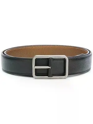 LANVIN Pebbled Leather Belt