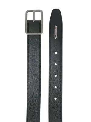 LANVIN Pebbled Leather Belt